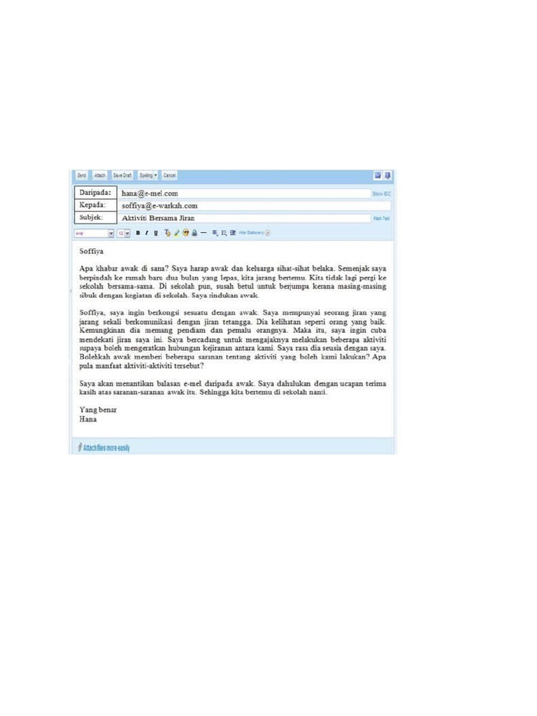 Latihan E-Mel | PDF
