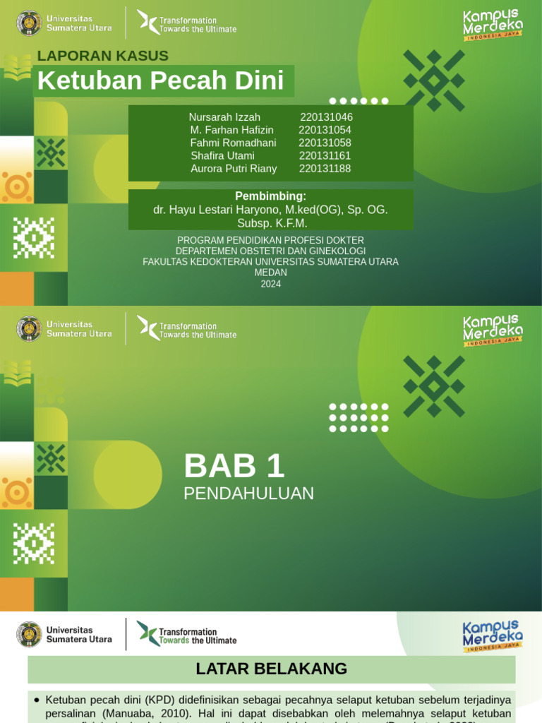 Lapkas KPD Kelompok O2 | PDF