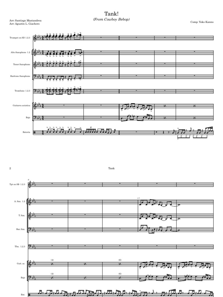 Tank! - Full Score | PDF