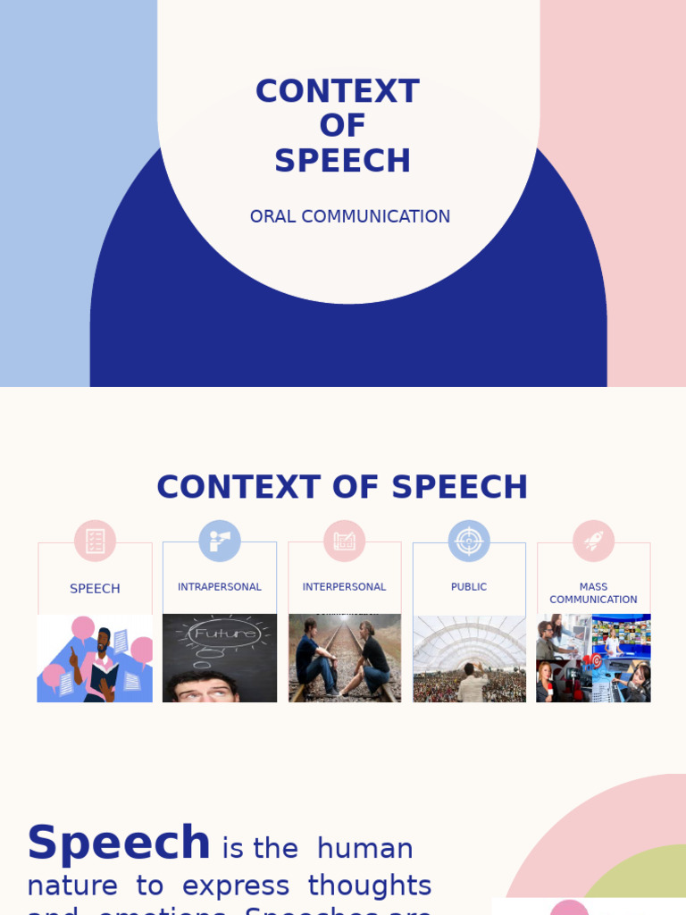 Speech | PDF