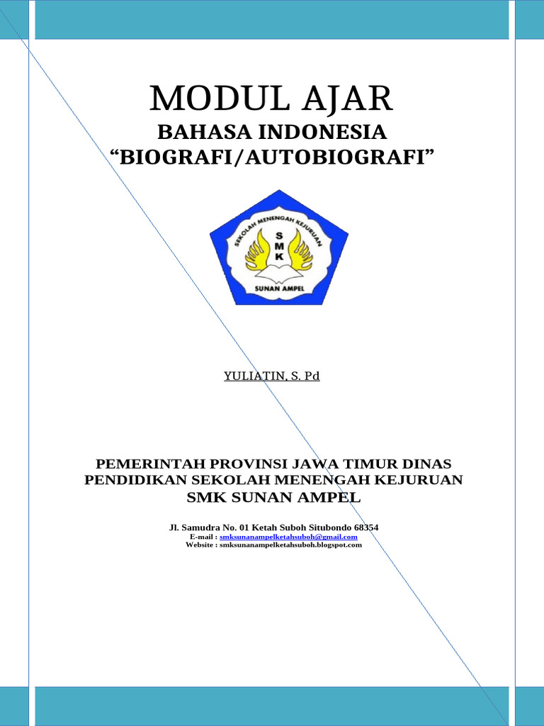 Menulis Teks Autobiografi Sederhana | PDF