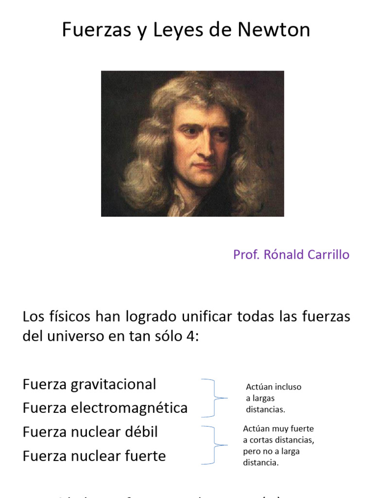 Fuerzas y Leyes de Newton (Semana 4) | PDF