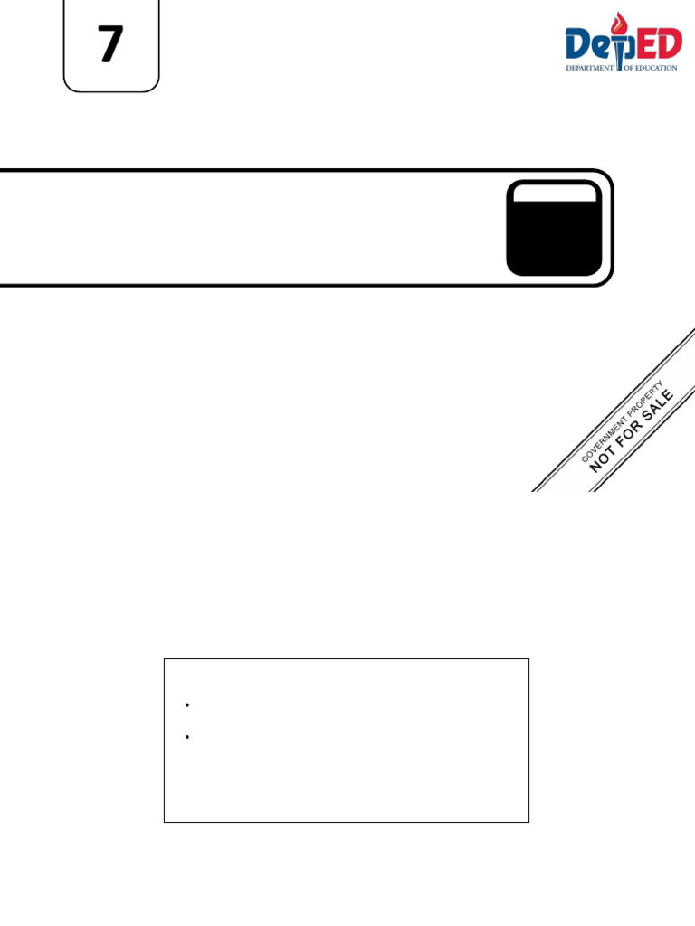 Q2 - LE - Science 7 - Lesson 6 - Week 6 | PDF