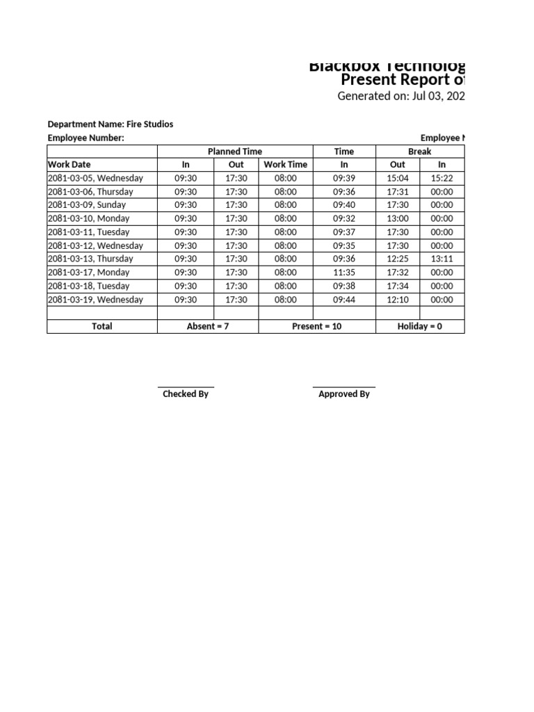 Monthly Report | PDF