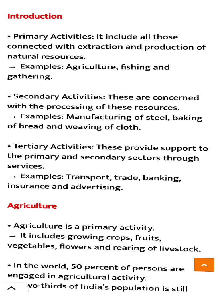 Agriculture Notes Class 9 | PDF