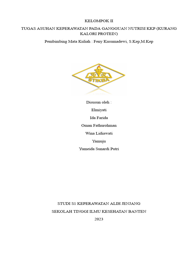 KELOMPOK II Kep Anak | PDF | Kesehatan Holistik