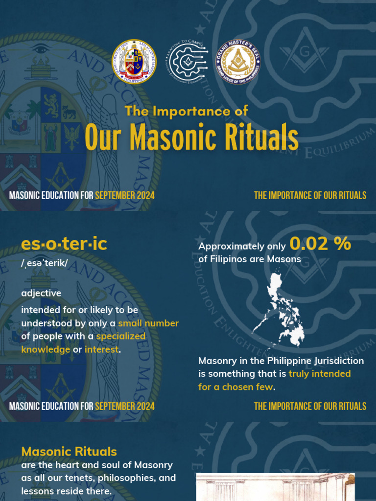 September 2024 Masonic Education Slides | PDF