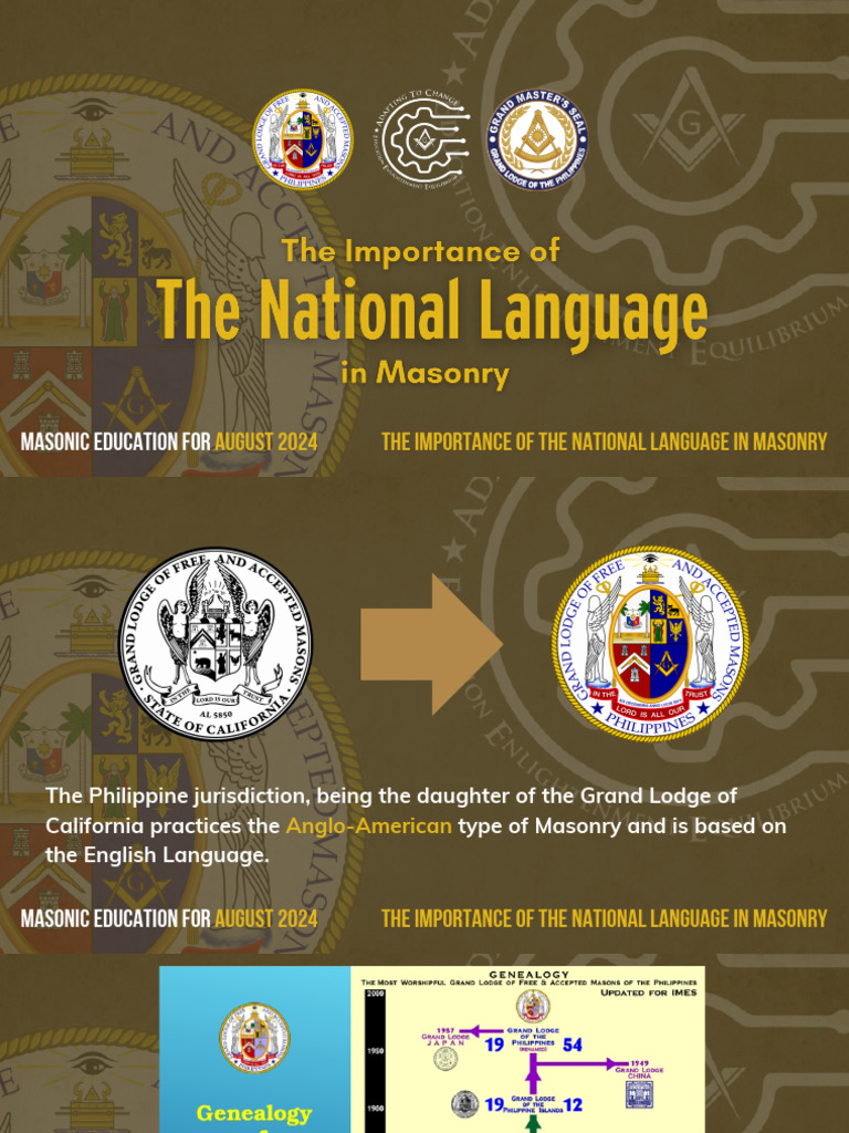 Slides Masonic Educ Aug | PDF