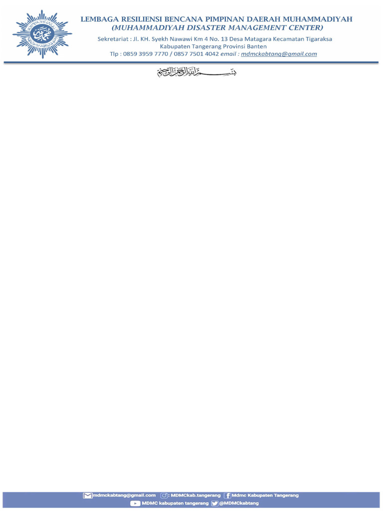 Laporan Ambulance Klinik Surya Medika - LRB MDMC PDM Kab Tang 2024 | PDF