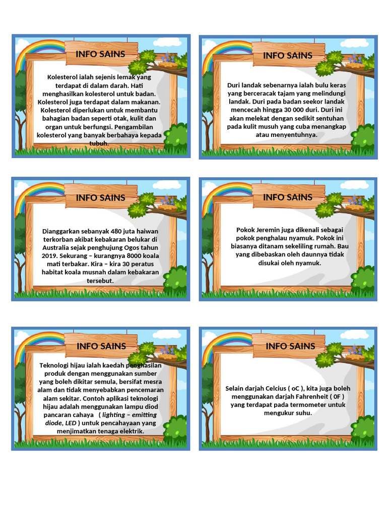 Info Sains | PDF | Home & Garden | Wellness