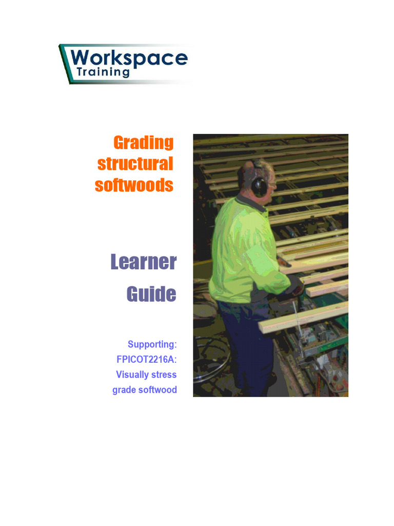 Softwood Grading Learner Guide | PDF