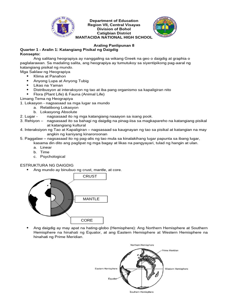 Ap 8 - 1ST Quarter | PDF
