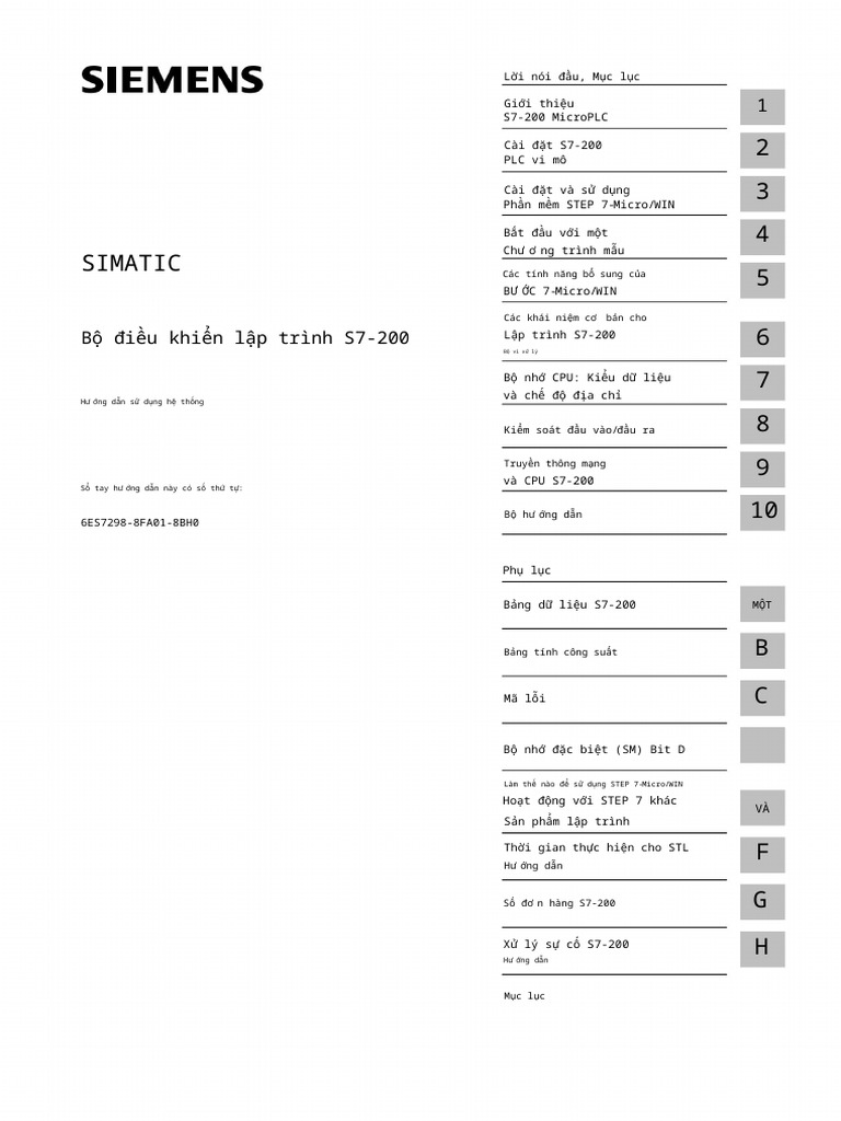 S7-200 Programmable Controller, CPU21x System Manual-1-250 DICH | PDF