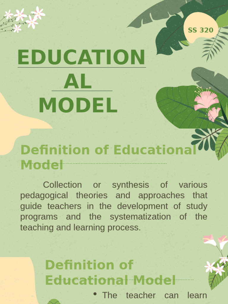 Educational Model | PDF Educational Model | PDF