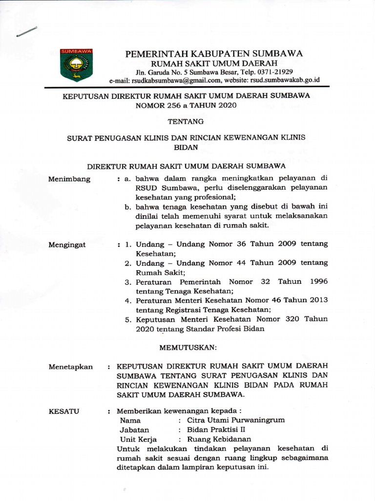 SPK Dan RKK Bidan | PDF