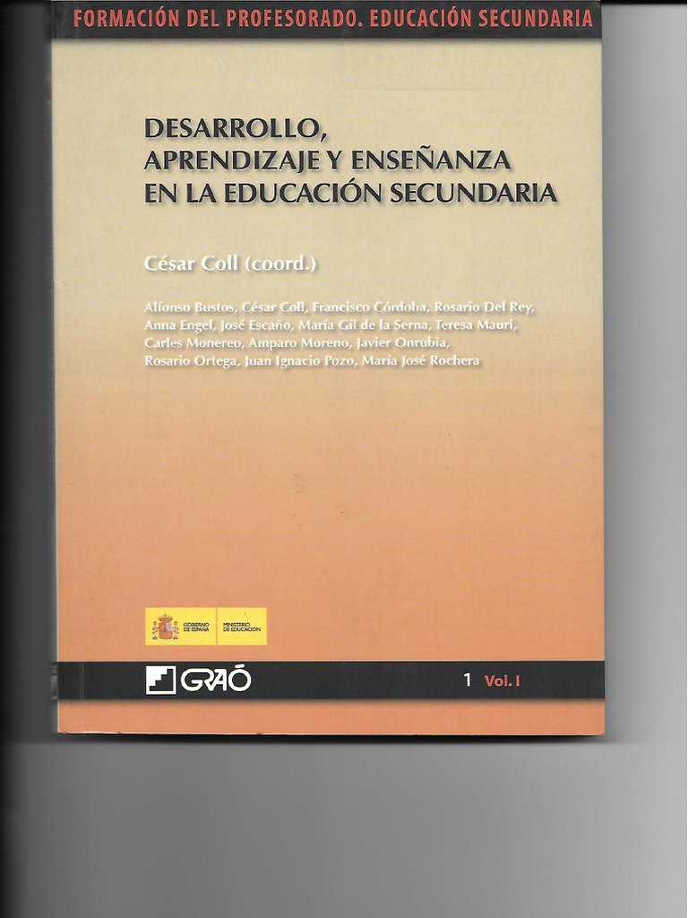 Coll C. - Los Estudiantes de La Educacion Secundaria | PDF