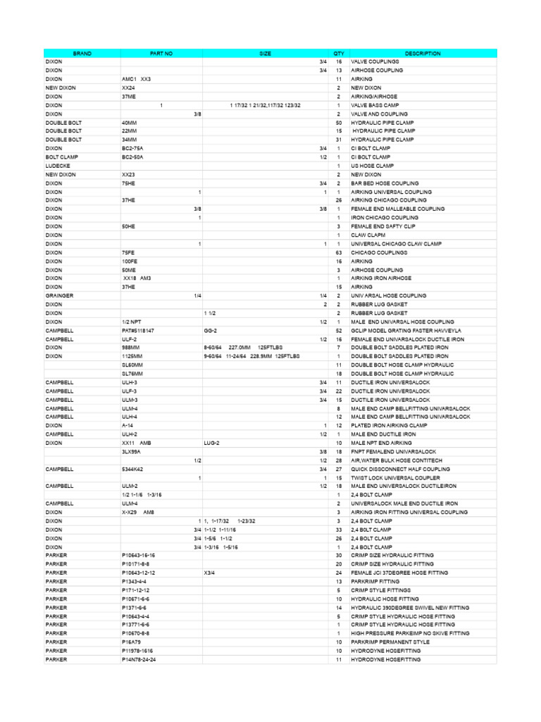 Parker Fittings Now Available in Stock With KKD Marine | PDF | Plumbing