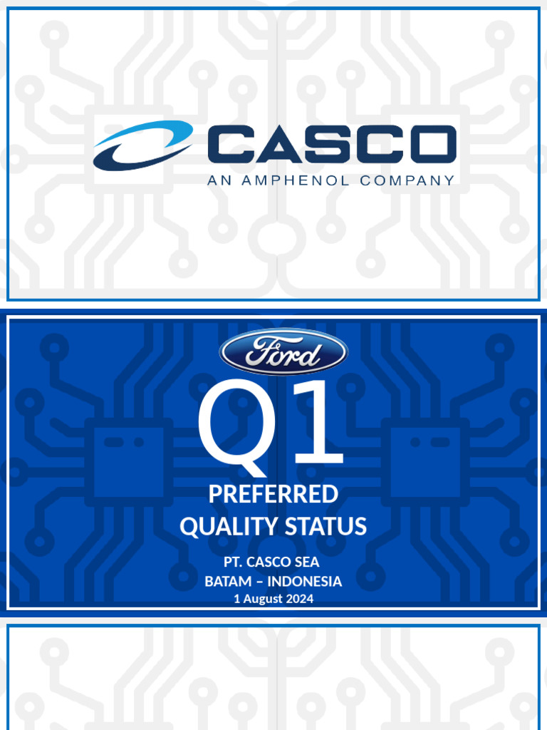 Casco SEA - Ford Q1 Celebration | PDF