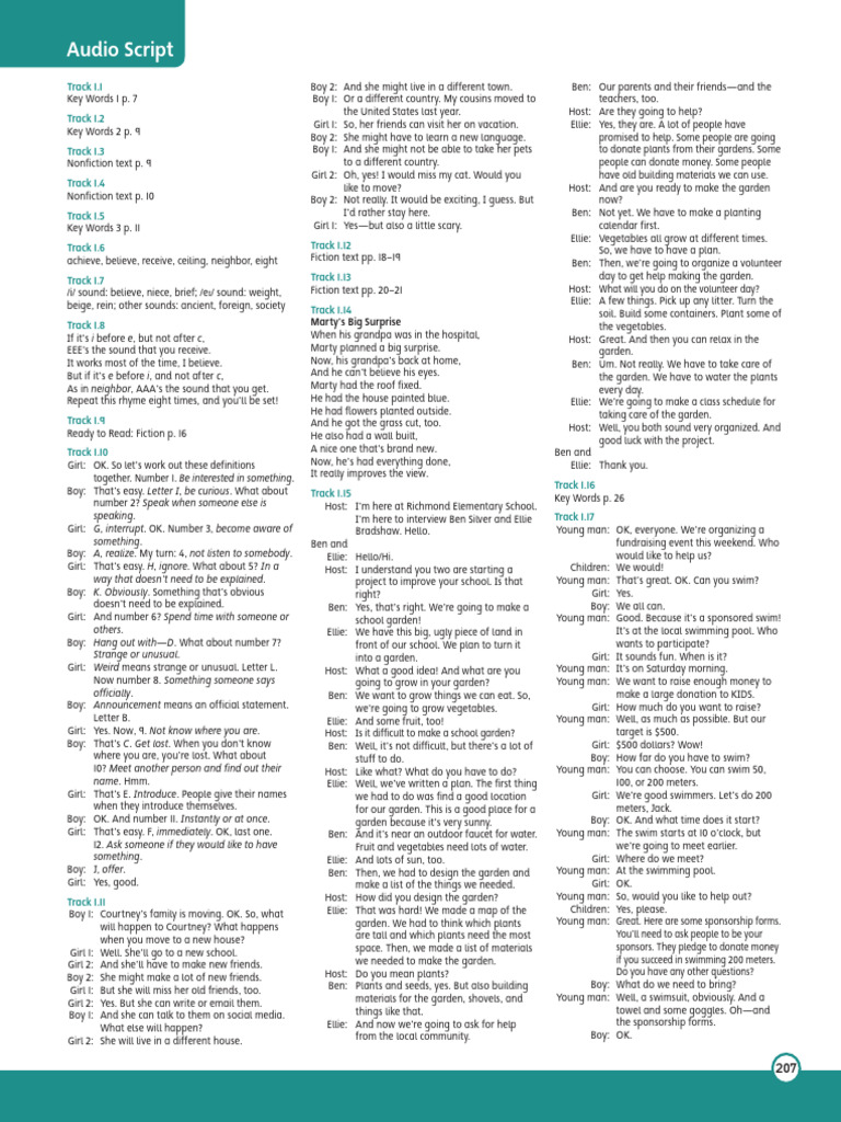 CPP L5 Audio Script | PDF