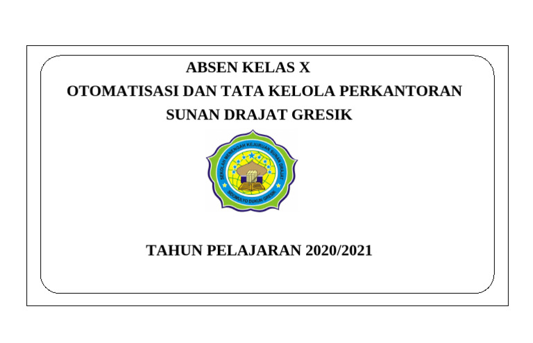 Cover Absen Siswa | PDF