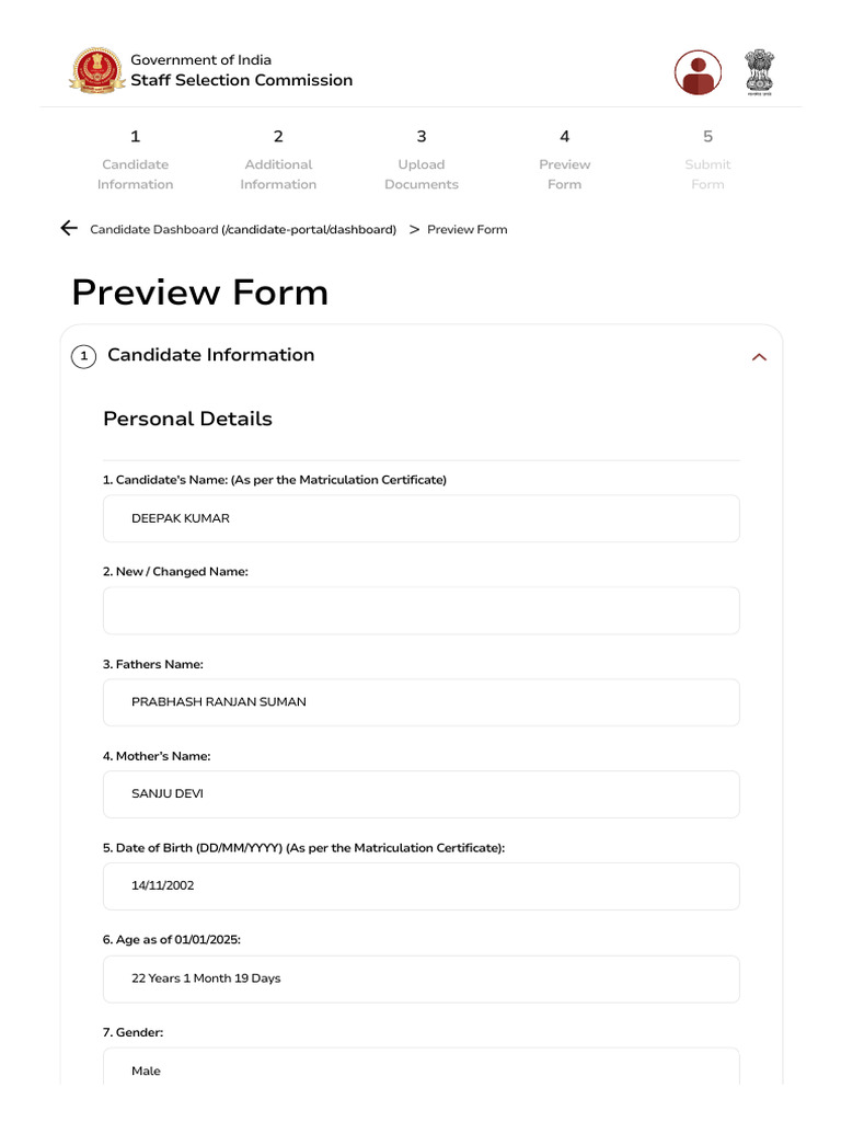 Candidate Portal | PDF