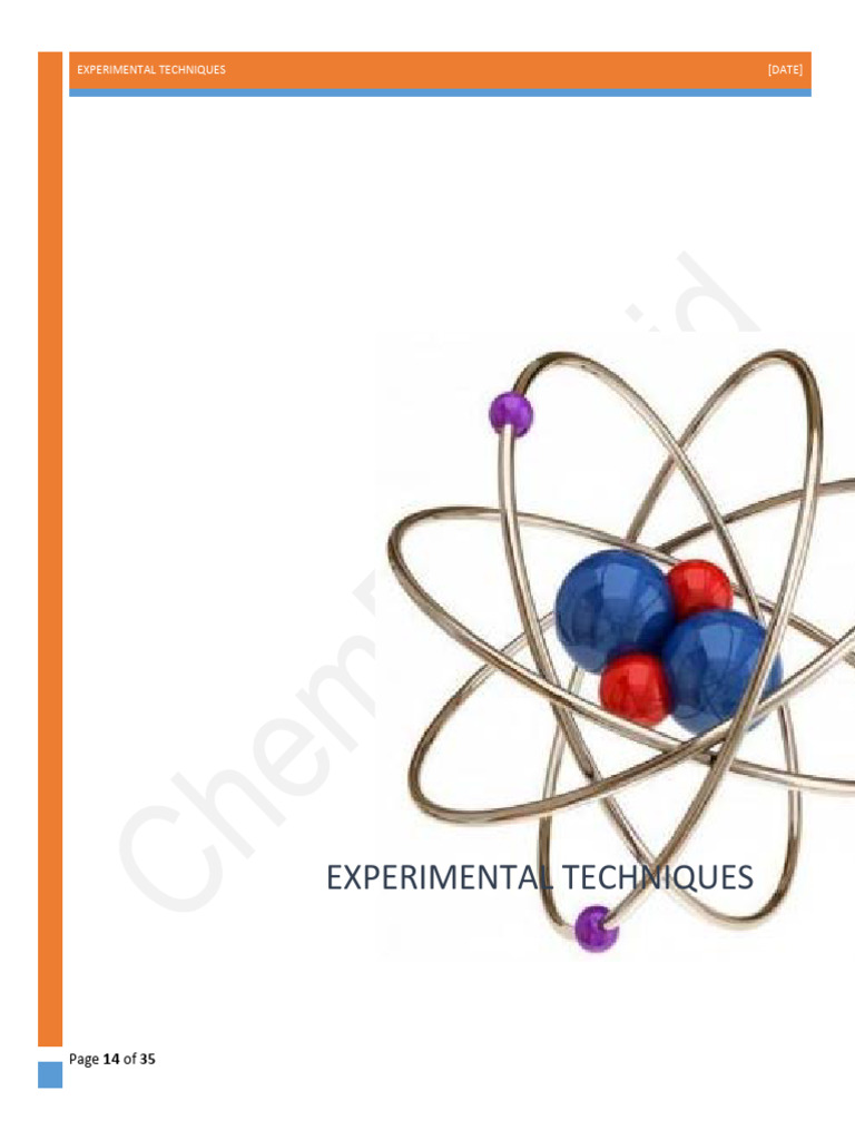 Chapter 2 - Experimental Techniques - Notes | PDF