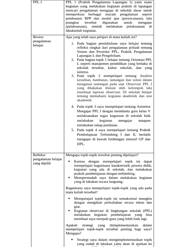 PPL 1 | PDF