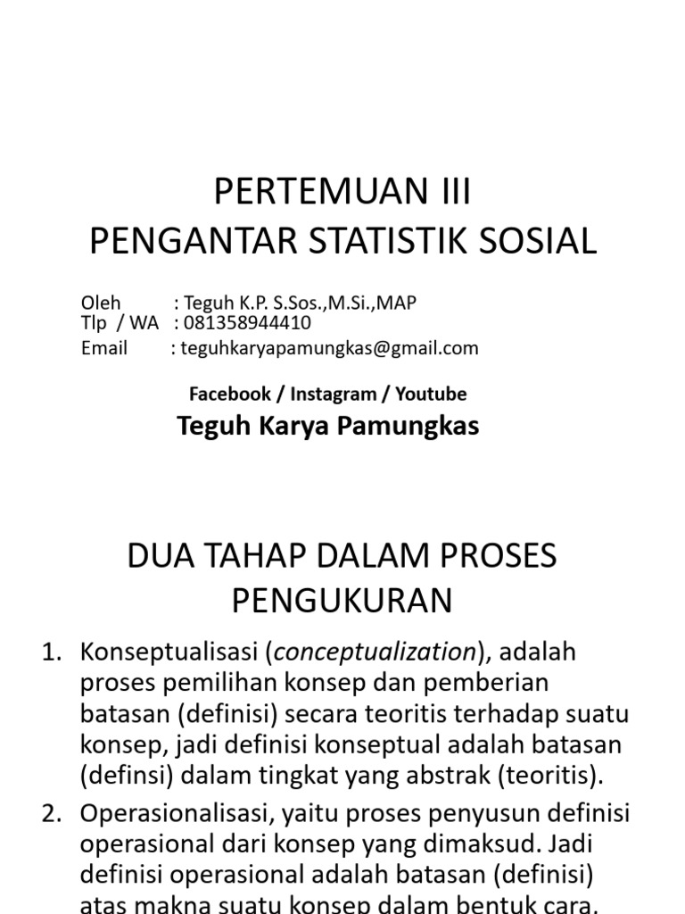 3 Pengantar Statistik | PDF