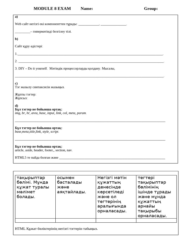 Module 8 Exam | PDF