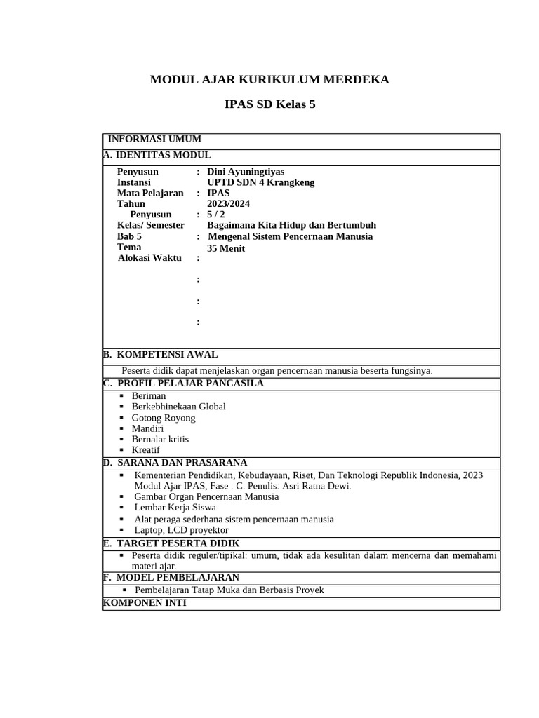 Modul Praktek PPL FIX - 032751 | PDF