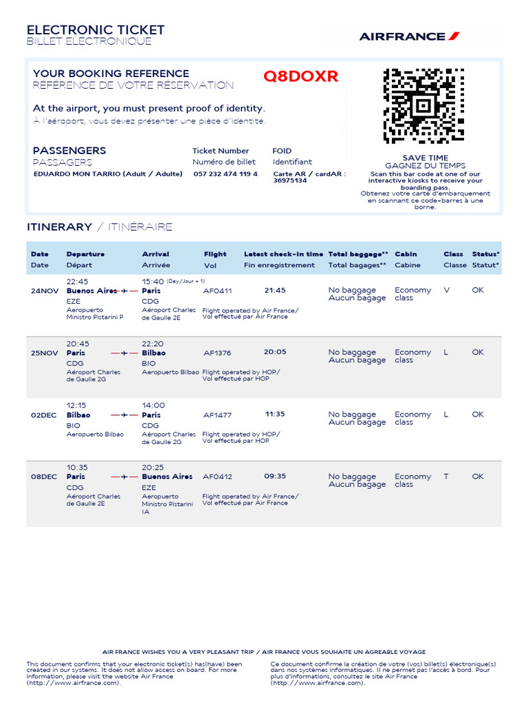 Electronic - Ticket Bilbao 2024 | PDF