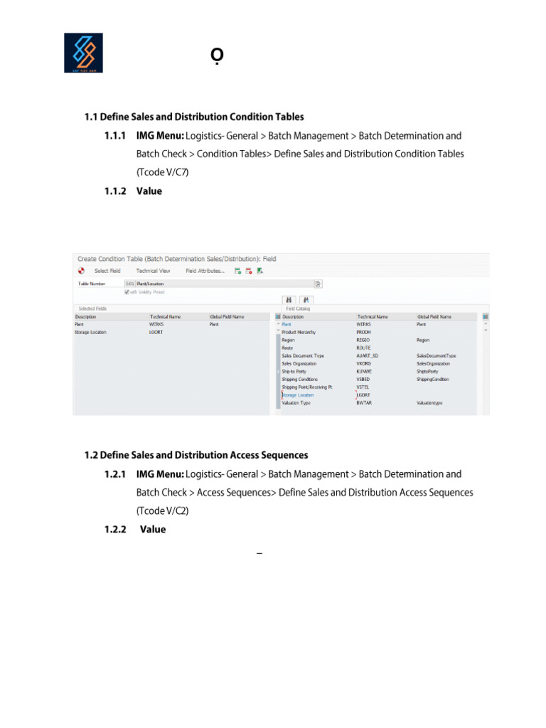 SVN - SD - Batch Determination | PDF