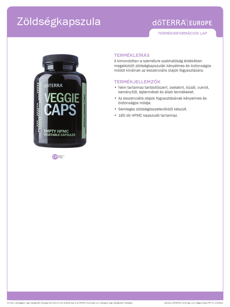 Veggie Caps | PDF