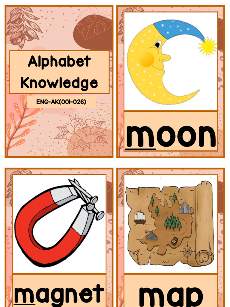 English Alphabet Knowledge Part 1 | PDF