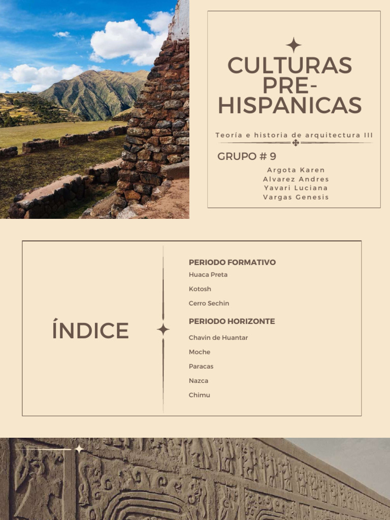 Presentación Historia Culturas Preincaicas - Compressed | PDF