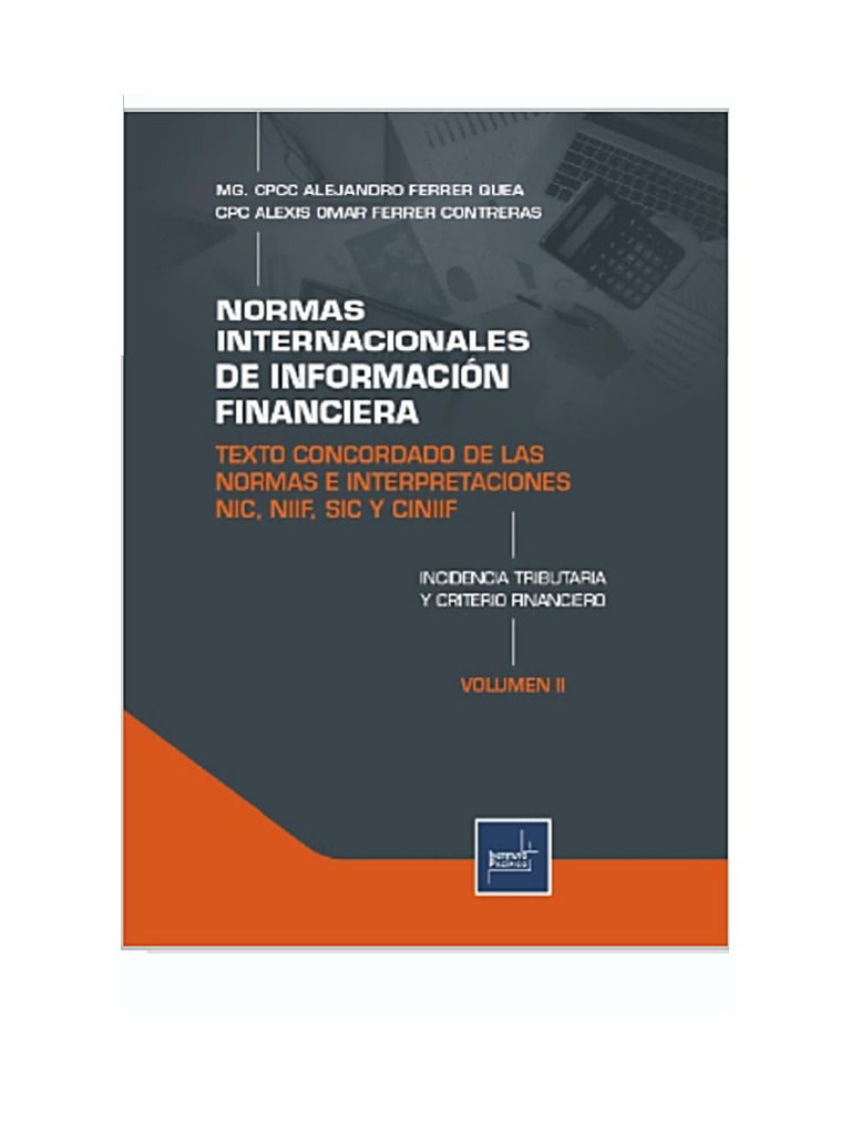 0-NIFF Volumen II - Texto Concordado de Las Normas e Interpretaciones NIC, NIIF, SIC Y CINIIF ...