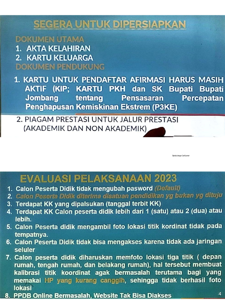 Materi Sosialisasi PPDB TH 2024-2025 | PDF