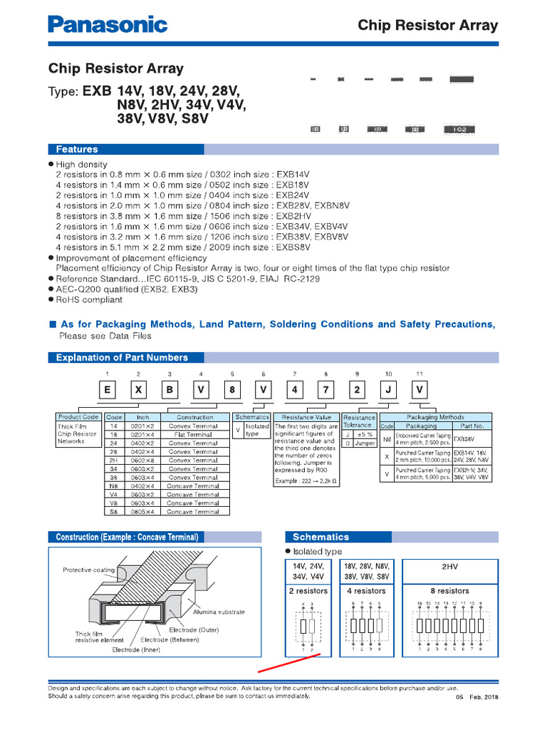 EXB-V4VR000V Panasonic | PDF