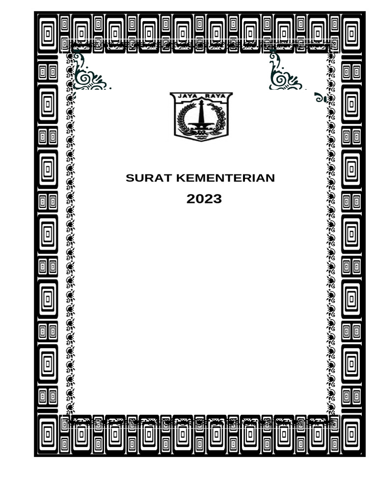 Cover Surat Masuk | PDF