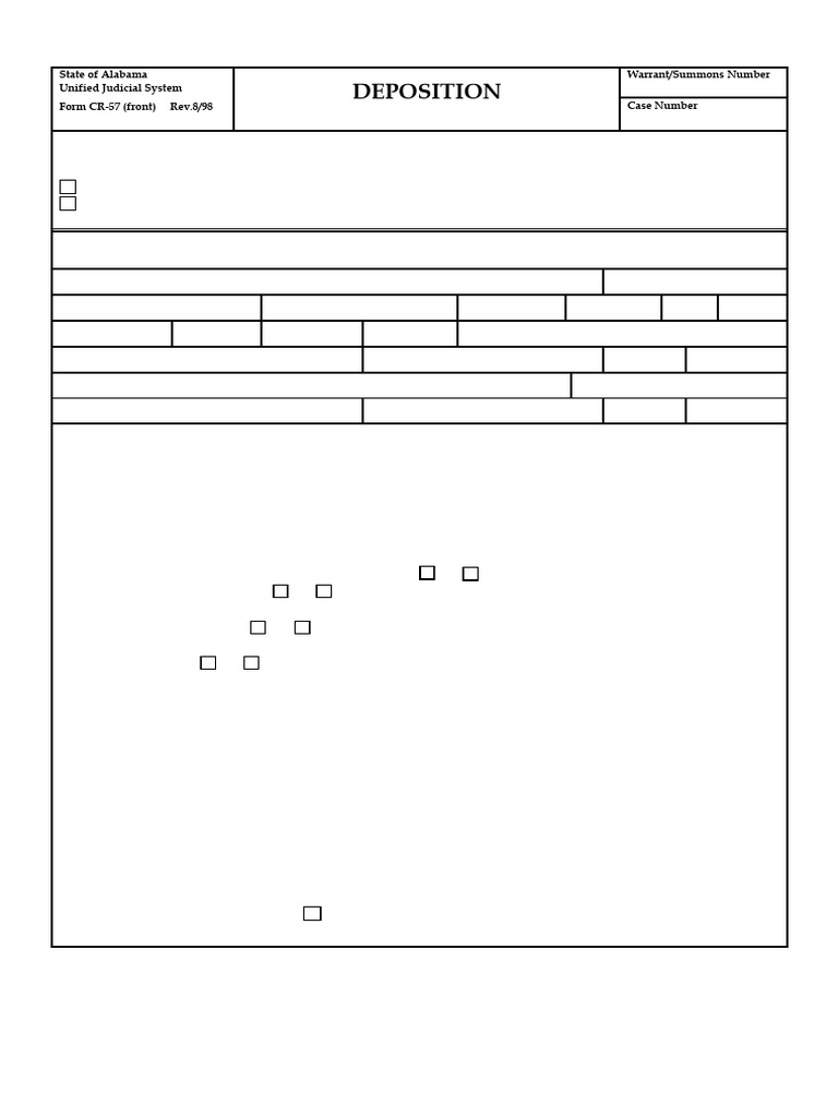 Deposition Fillable Form 05-12-15 | PDF