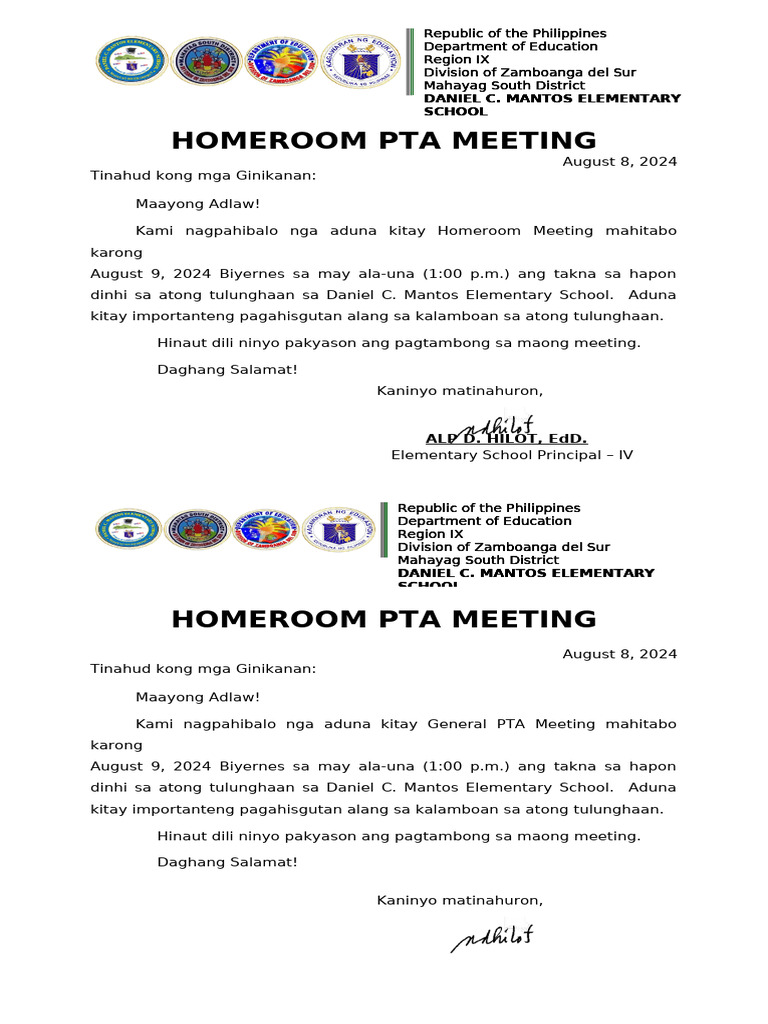 General Pta Meeting | PDF