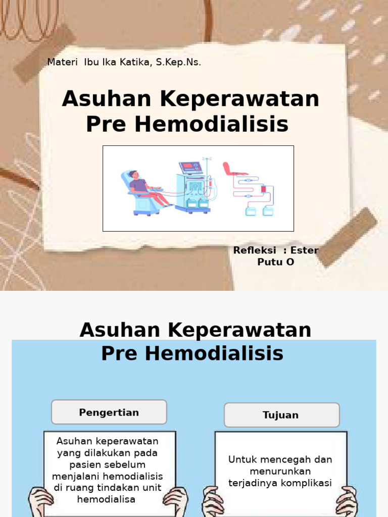 Asuhan Keperawatan Pre HD Ester | PDF