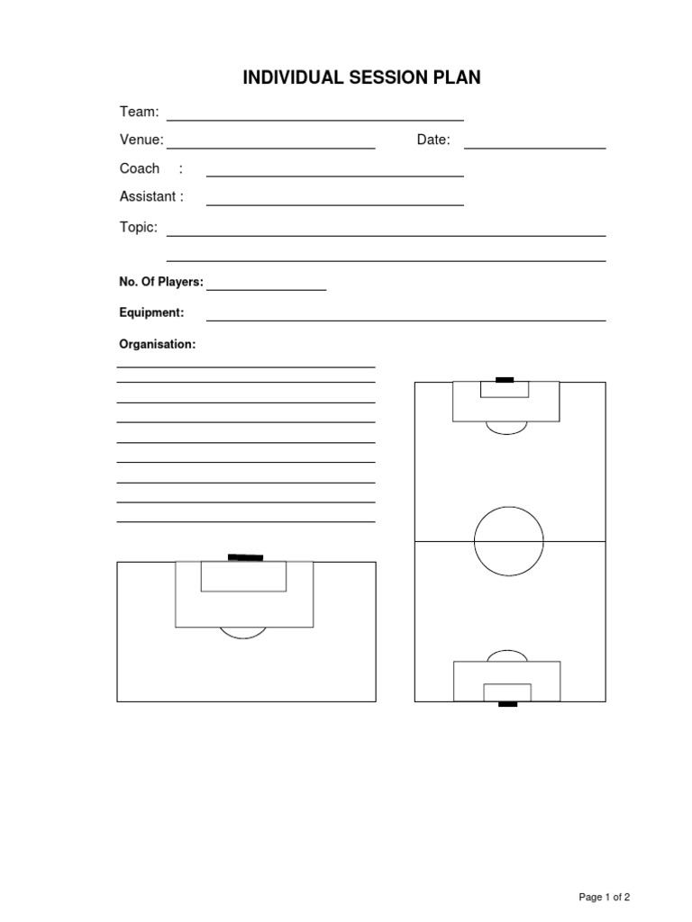 Forms - Daily Session Plan | PDF