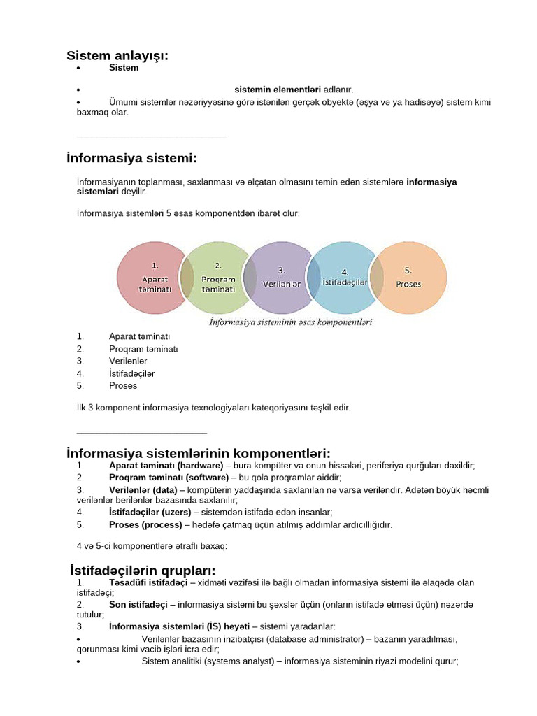 Sistem Anlayışı | PDF