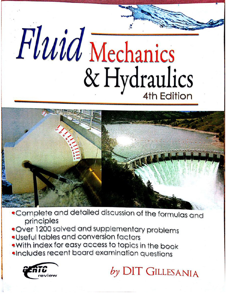 Fluid Mechanics and Hydraulics 4th Edition | PDF