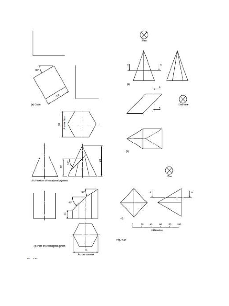 Sectional Views in Third Angle | PDF