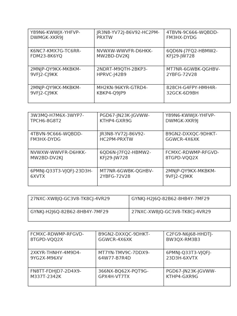 Microsoft Office 2013 Keys | PDF
