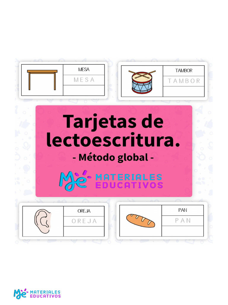 Cuaderno de Método Lectoescritura Global | PDF