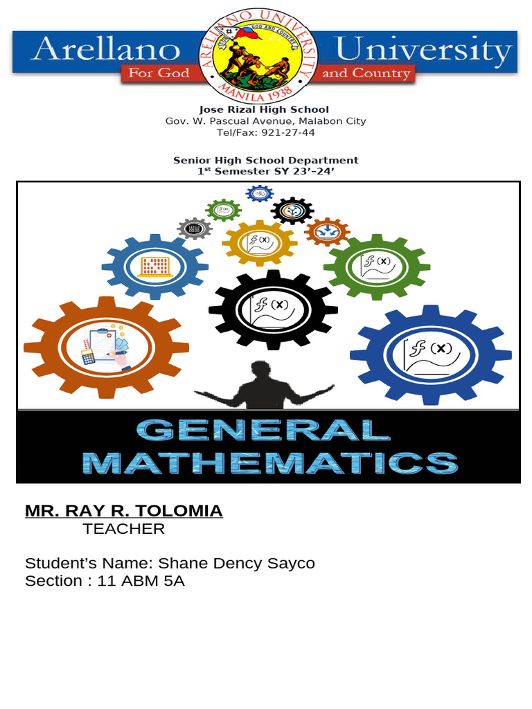 Genmath DLP Cover S | PDF