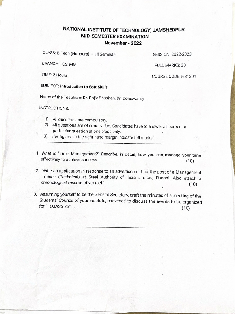 3rd Mid Sem Pyqs | PDF